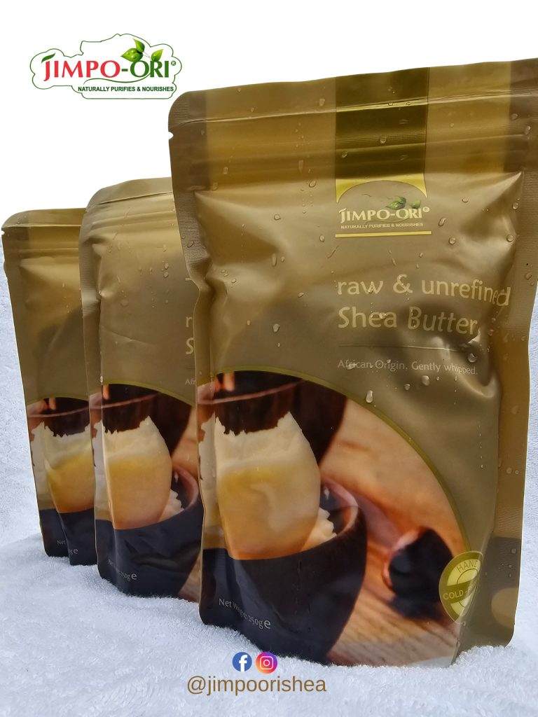 Jimpo-ORI Raw & Unrefined Shea Butter - 250g (Stand-up Pouch) - Amugold